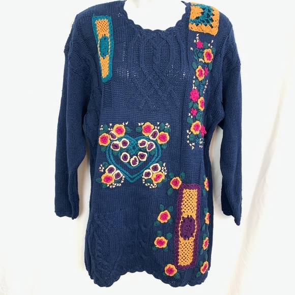 colleen's collectables | Sweaters | Colleens Collectables Navy ...
